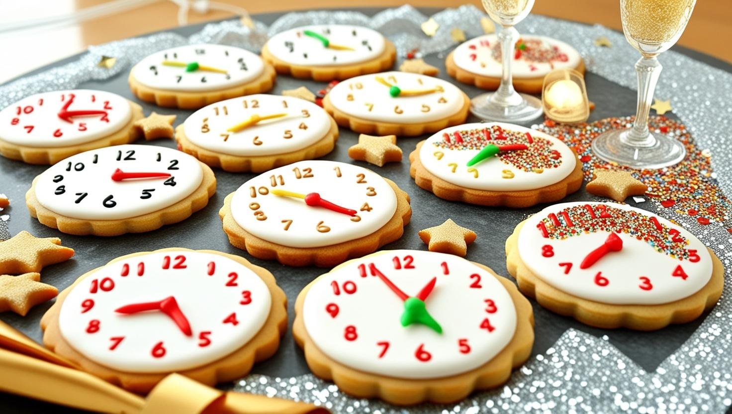 Festive Countdown Cookies for New Year’s Eve