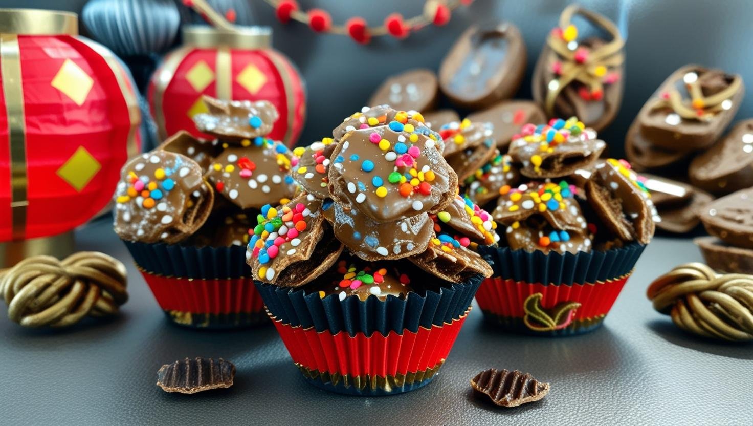 Chinese New Year Chocolate Cornflake Clusters Recipe