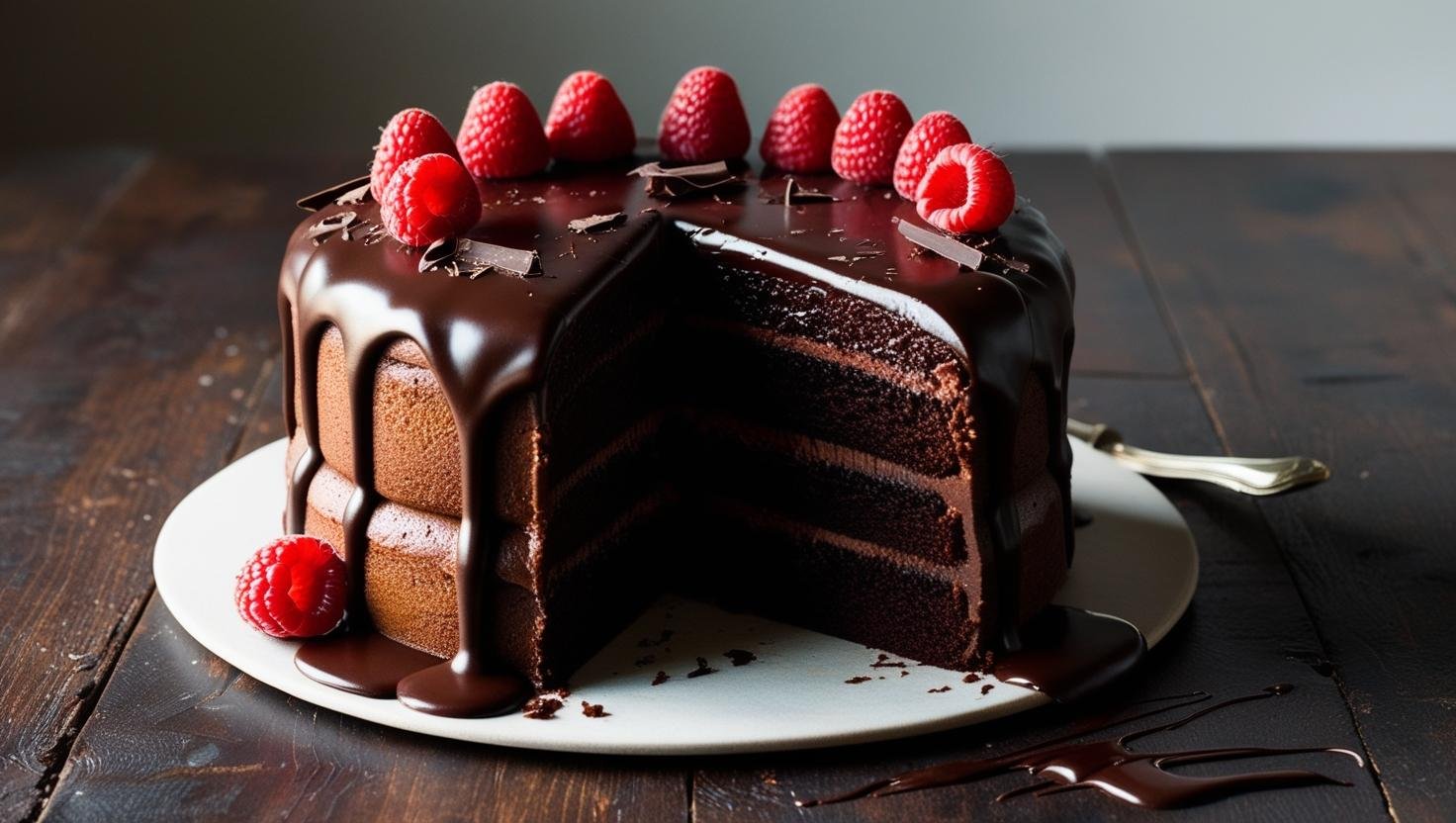 Decadent Belgian Chocolate Cake Recipe with Ganache