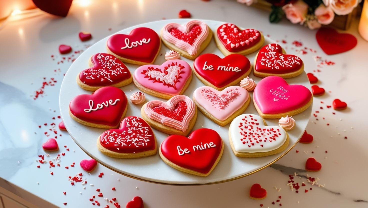 Heart-Shaped Valentine’s Day Cookies Recipe