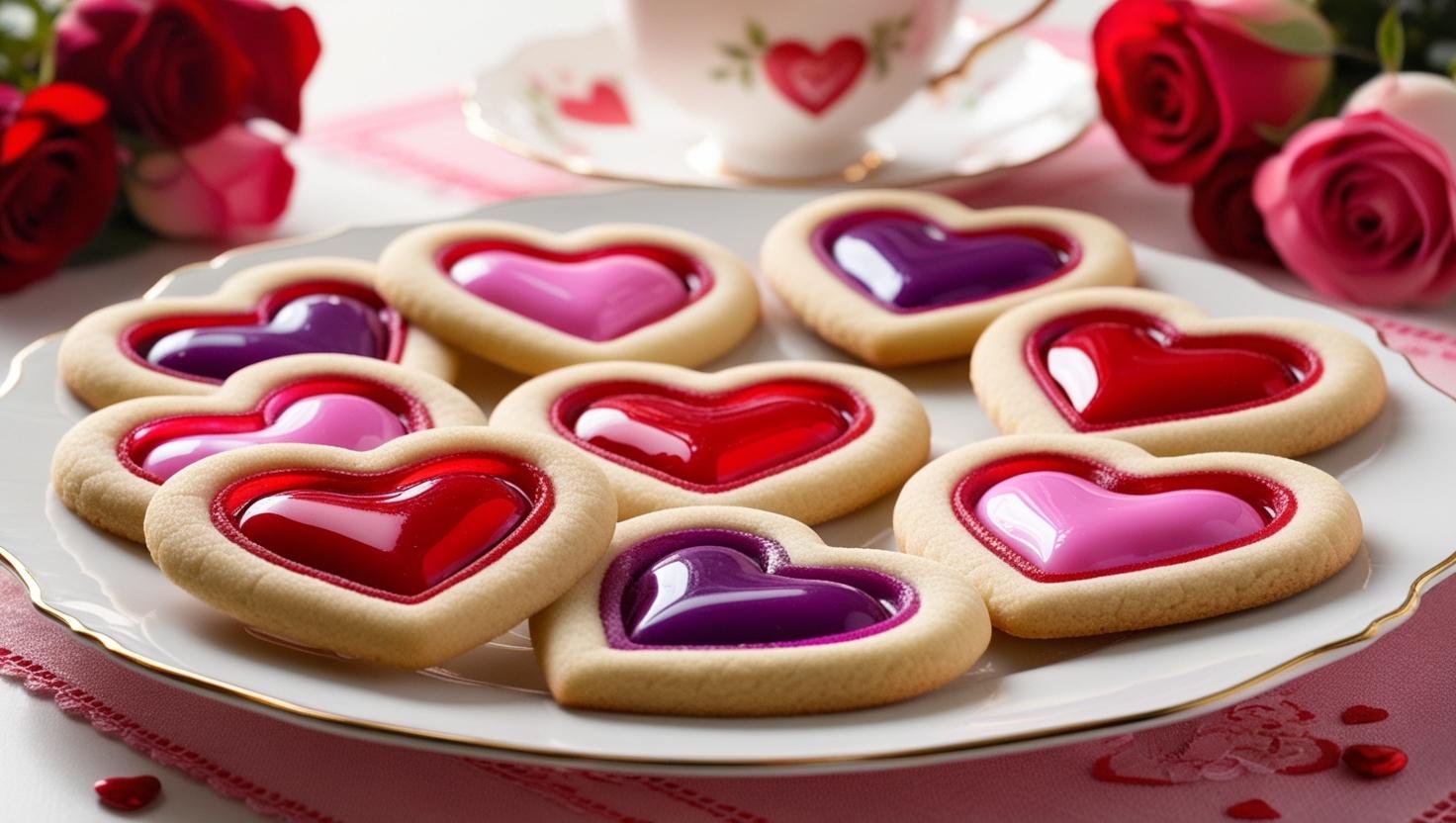 Stained Glass Heart Cookies: A Beautiful Valentine’s Treat
