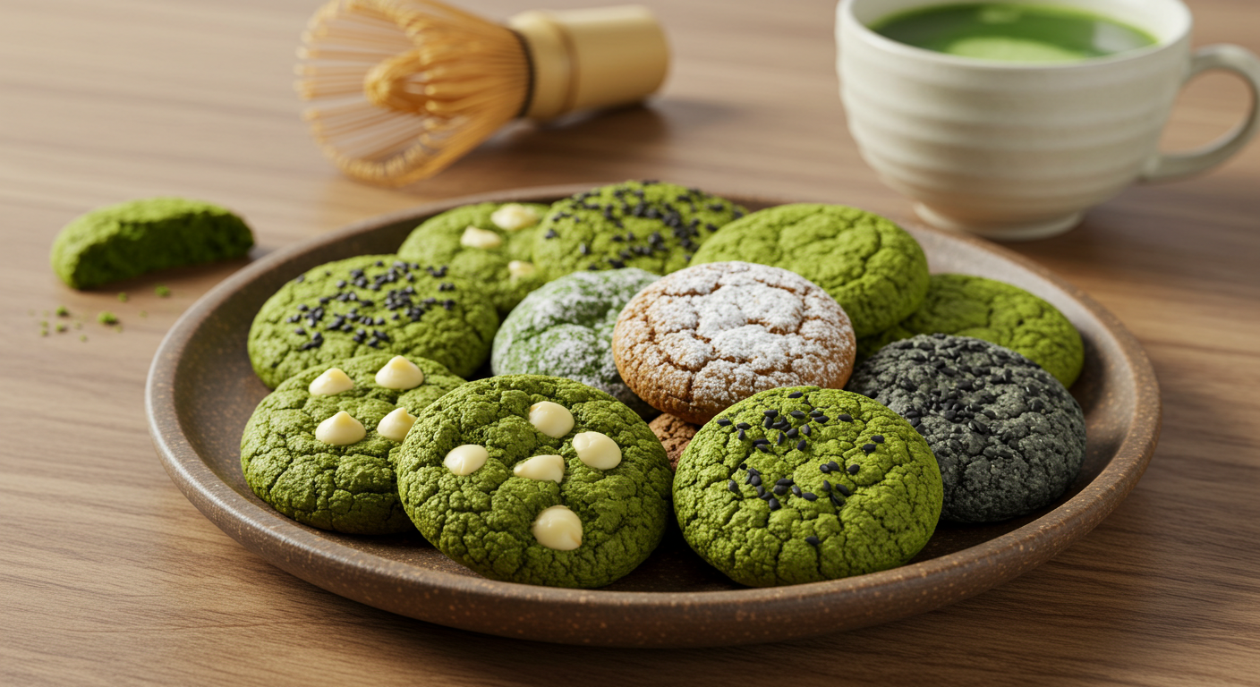 Low-Calorie Matcha Cookies That Taste Amazing
