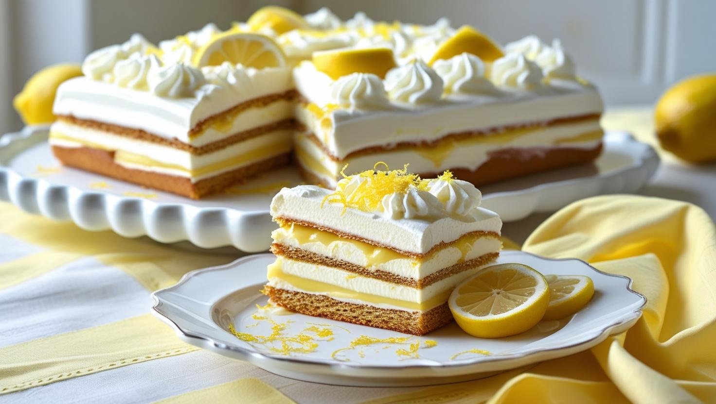 How to Make the Best No-Bake Lemon Eclair Cake