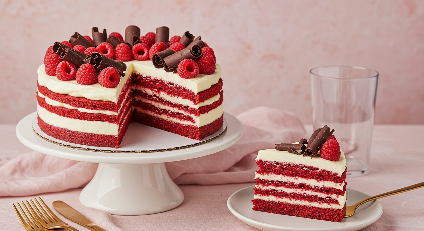 No-Bake Red Velvet Cake (Stunning & Creamy!)